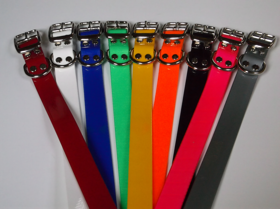 1 Inch Wide Dog Collars | 1 Inch AKC Pack Collars | Okie Dog Supply ...