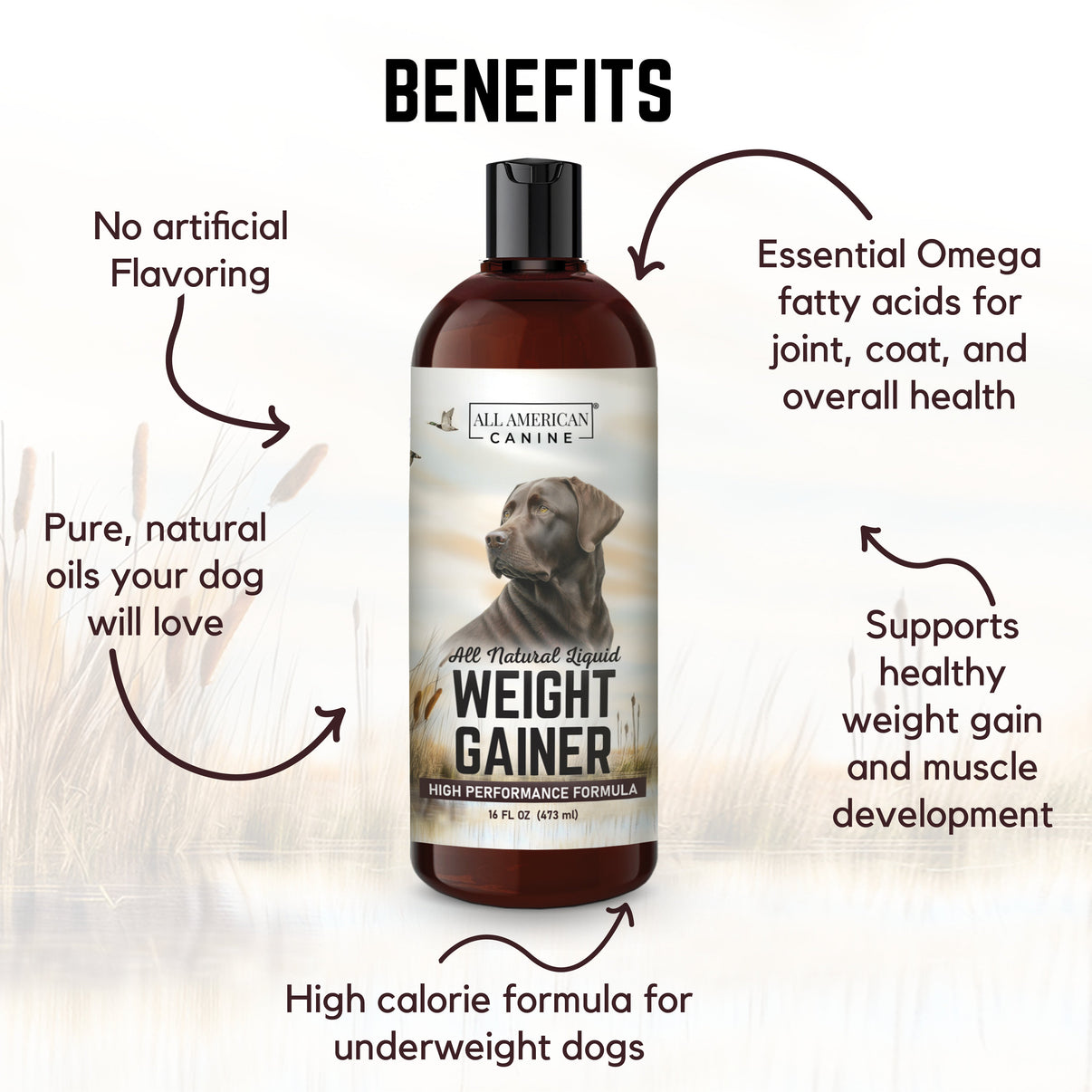 Liquid Weight Gainer 16 oz. – OKIE DOG SUPPLY
