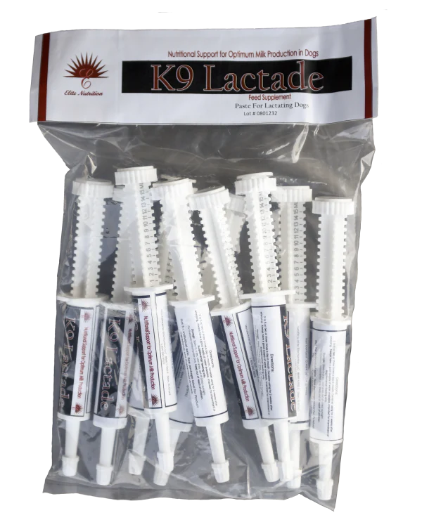 Elite Nutrition K9 Lactade | 10pk Paste Syringes | Okie Dog Supply ...