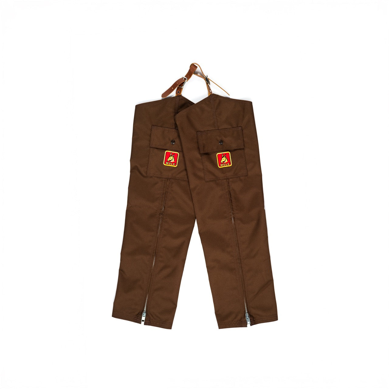 Mule Brand Gear | Brown Waterproof Chaps | USA Made | Okie Dog Supply ...